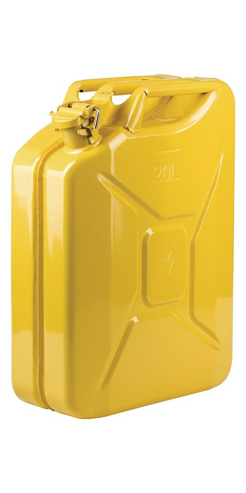 VALPRO Bidon pour carburant 20 l jaune zinc RAL 1018 tôle d’acier 0,9 ...