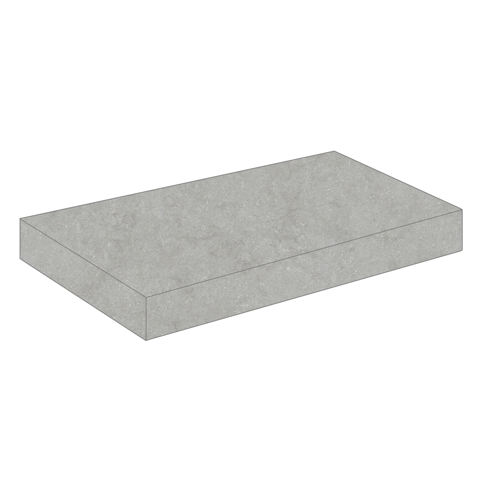 ESTANTE PARA BAÑO PORCELANICO TECNICO ESTILYASHELF 90X30X4 NOON GREY ...