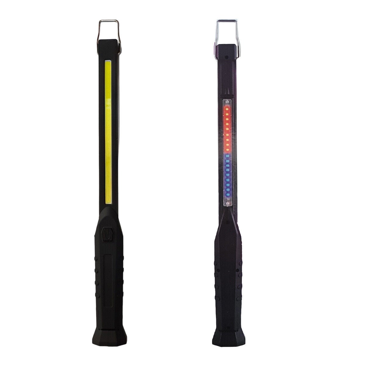 LINTERNA DE TRABAJO LED RECARGABLE PORTÁTIL GANCHO IMÁN EMERGENCIA ROJO ...