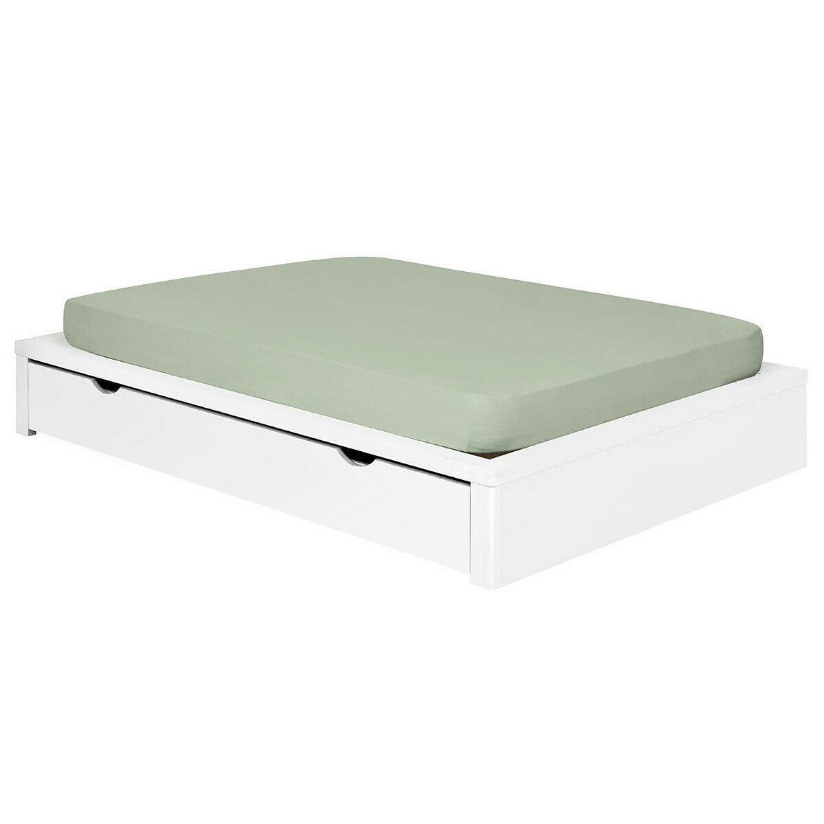 Pack lit avec tiroir Gaston Blanc 160x200 cm | Leroy Merlin