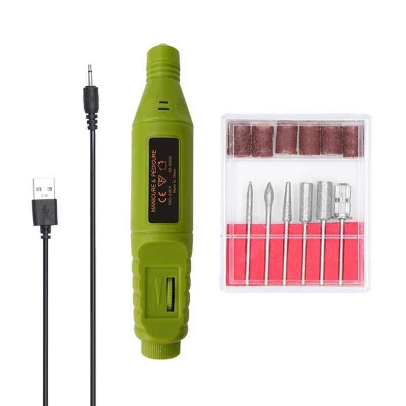 Mini perceuse électrique portable USB, outil rotatif pour manucure ...