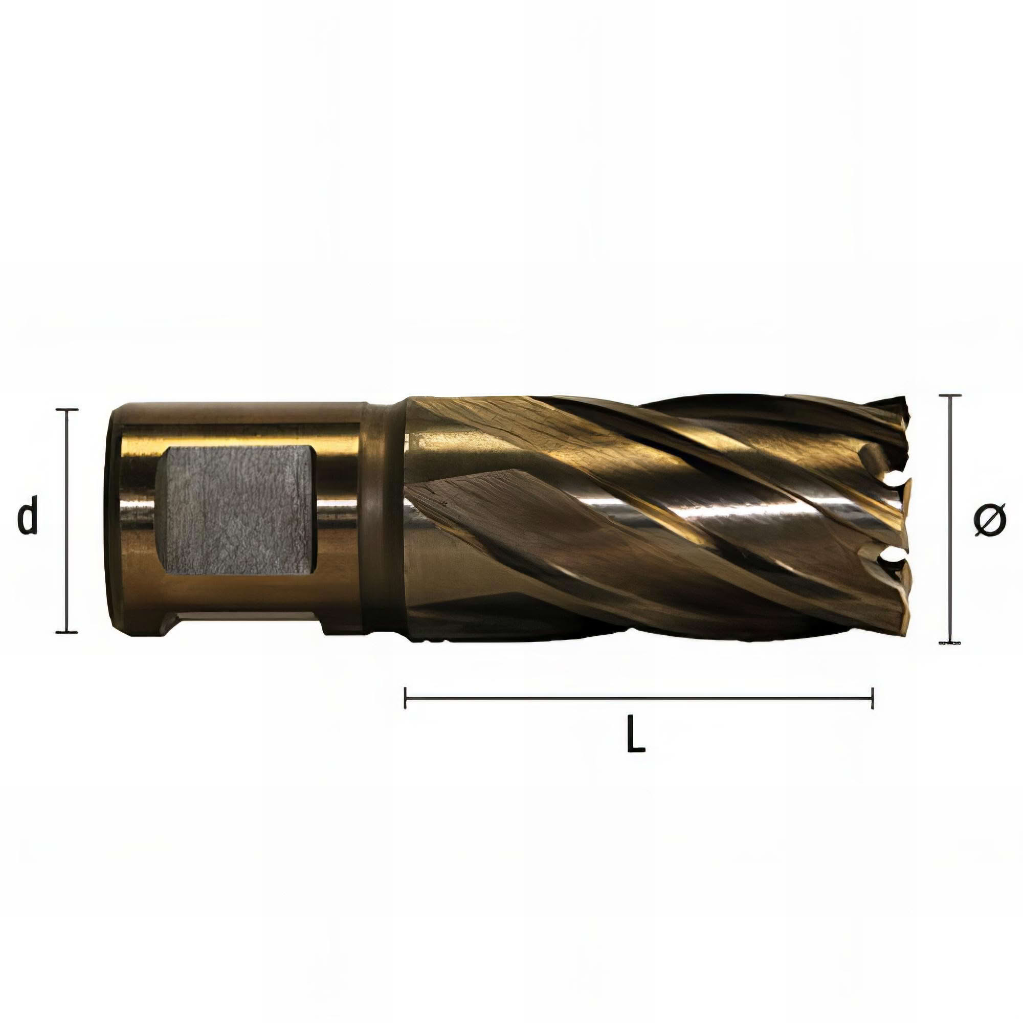 Fraise métal à trou électromagnétique HSSCO D. 31 x lu. 30 x di. 19 mm ...
