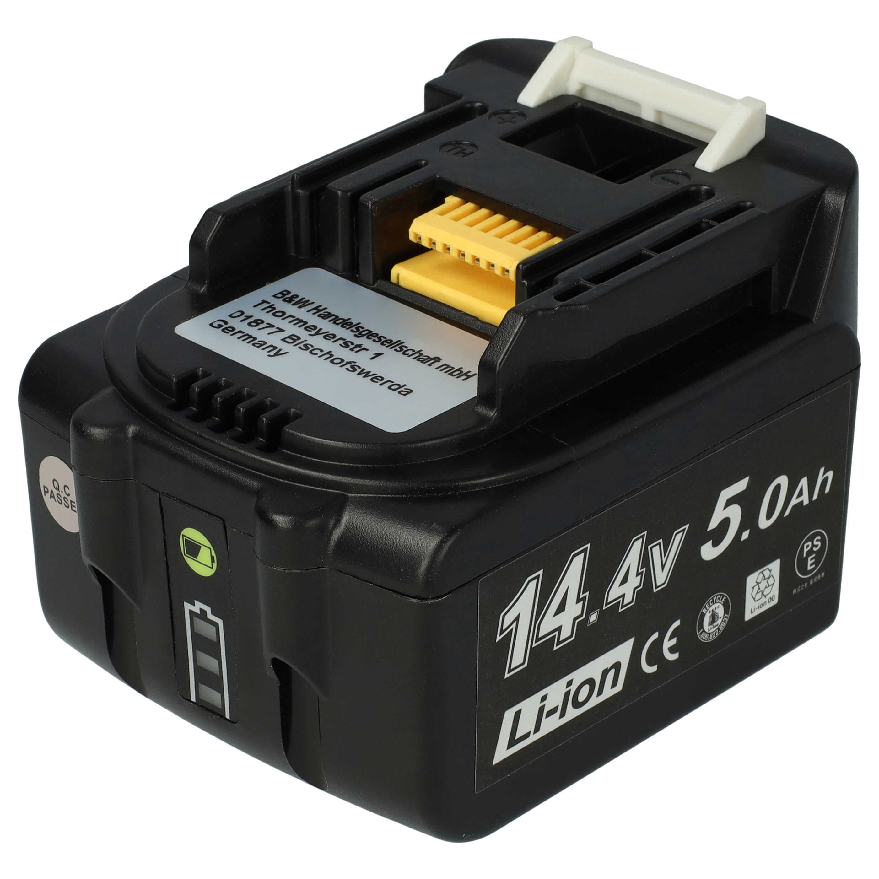EXTENSILO Batterie compatible avec Makita DTW284Z, DUB142, DUB142Z ...