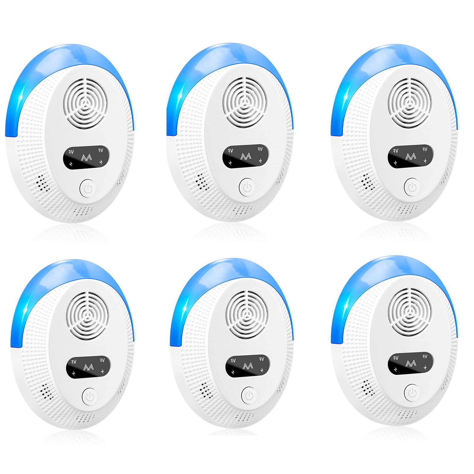 6 PCS Repule de souris améliorée, répulsif à ultrasons, répulsif de ...