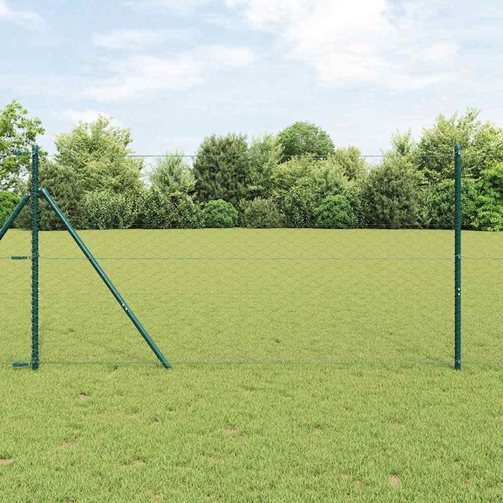 Poste para valla. Gris, 50 x 1 m (malla de 50 mm). Acero y PVC. | Leroy ...