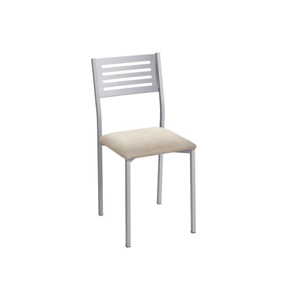 Silla de cocina Kati, armazón aluminio 38 x 86 x 47 cm - Domus Humo ...