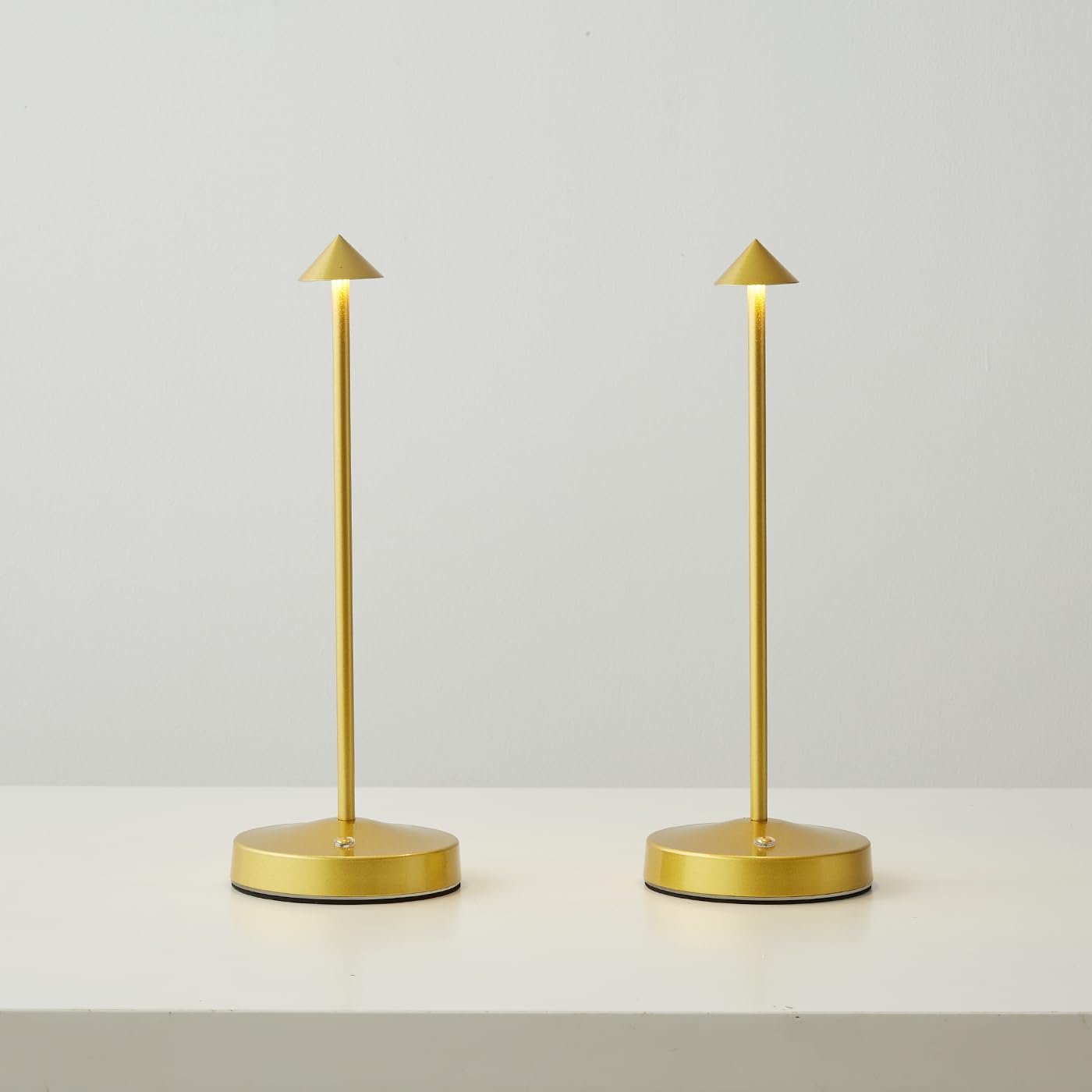 Lampes de Table sans fil, lampe de bureau tactile Led Rechargeable, température de couleur à 3 ...