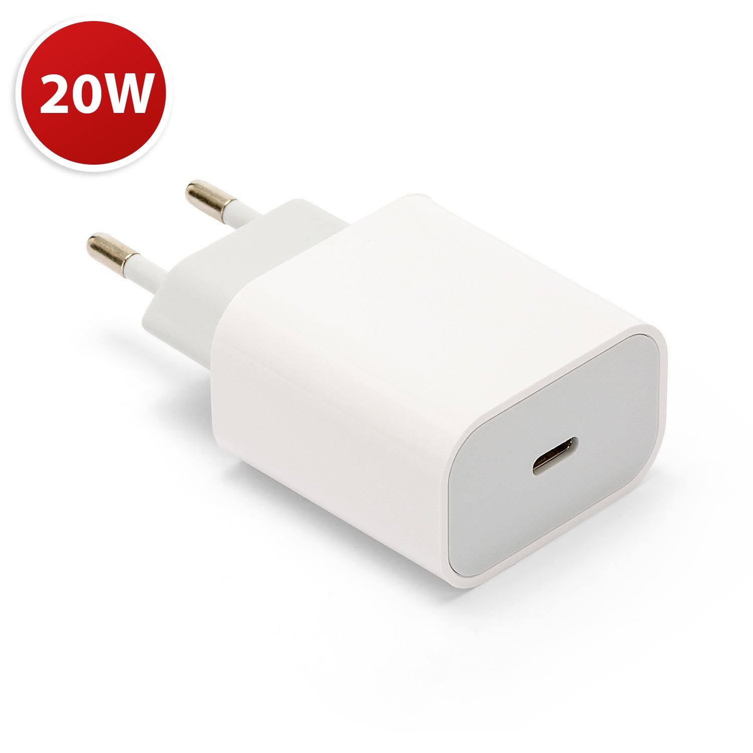 Caricatore 220V, USB-C 20W (per nuovi IPhone), bianco | Leroy Merlin
