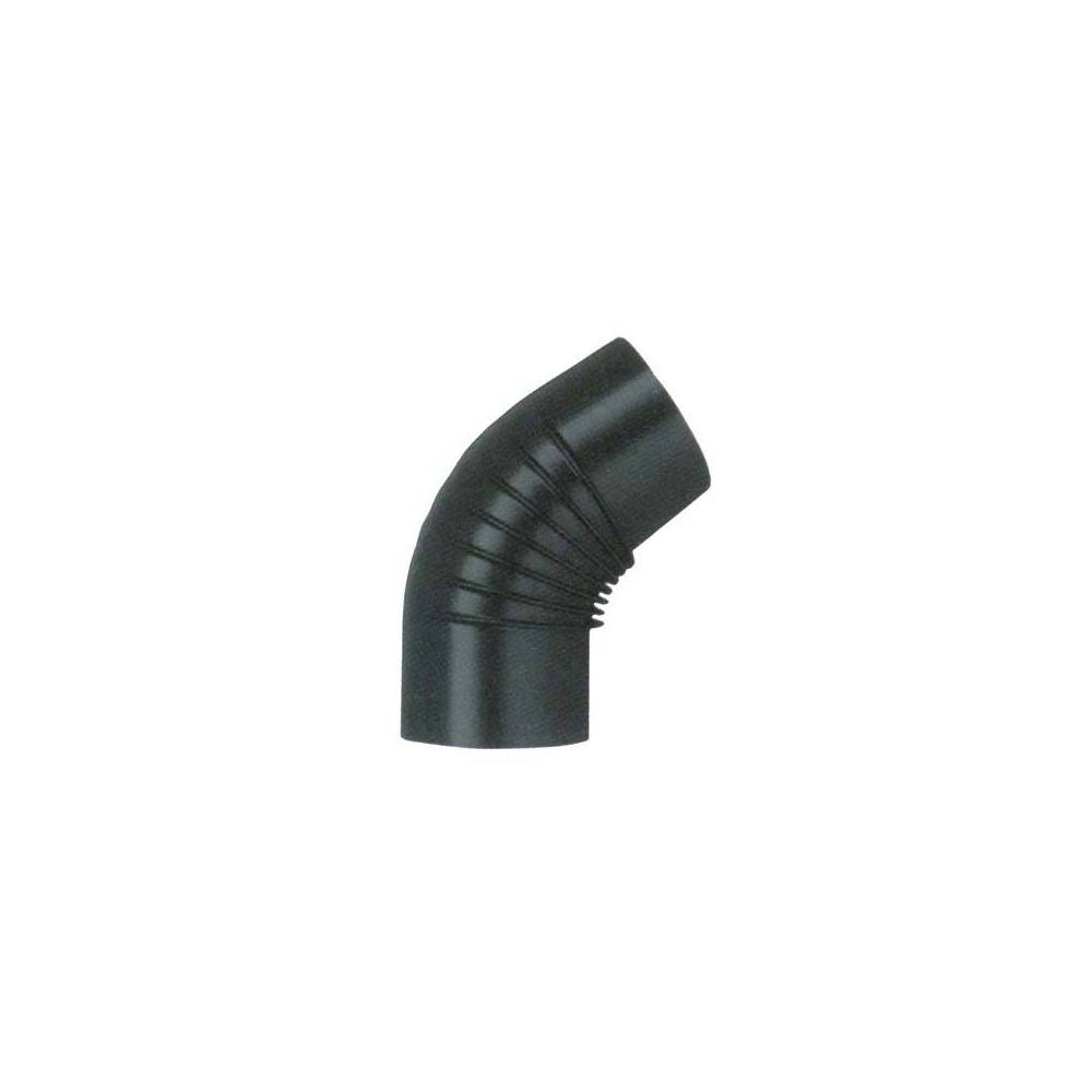 CODO MADERA 45° CLÁSICO NEGRO MATE AHORRE CM 10 | Leroy Merlin