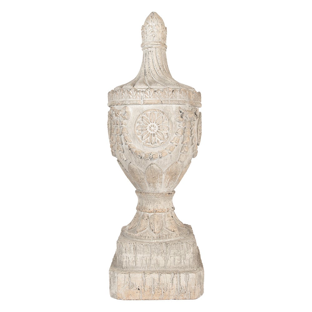 Clayre & Eef Décoration Ornement 25x25x75 cm Beige | Leroy Merlin