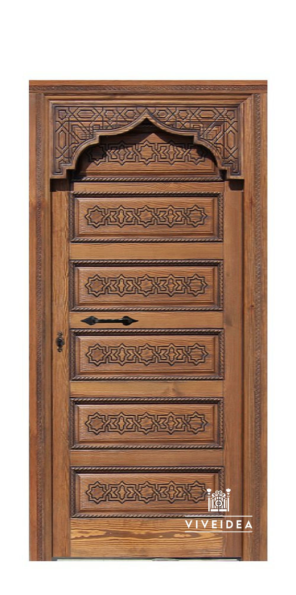 PORTE D'ENTRÉE UN VANTAIL RUSTIQUE SCULPTÉE, BOIS PIN HAUTE QUALITÉ ...