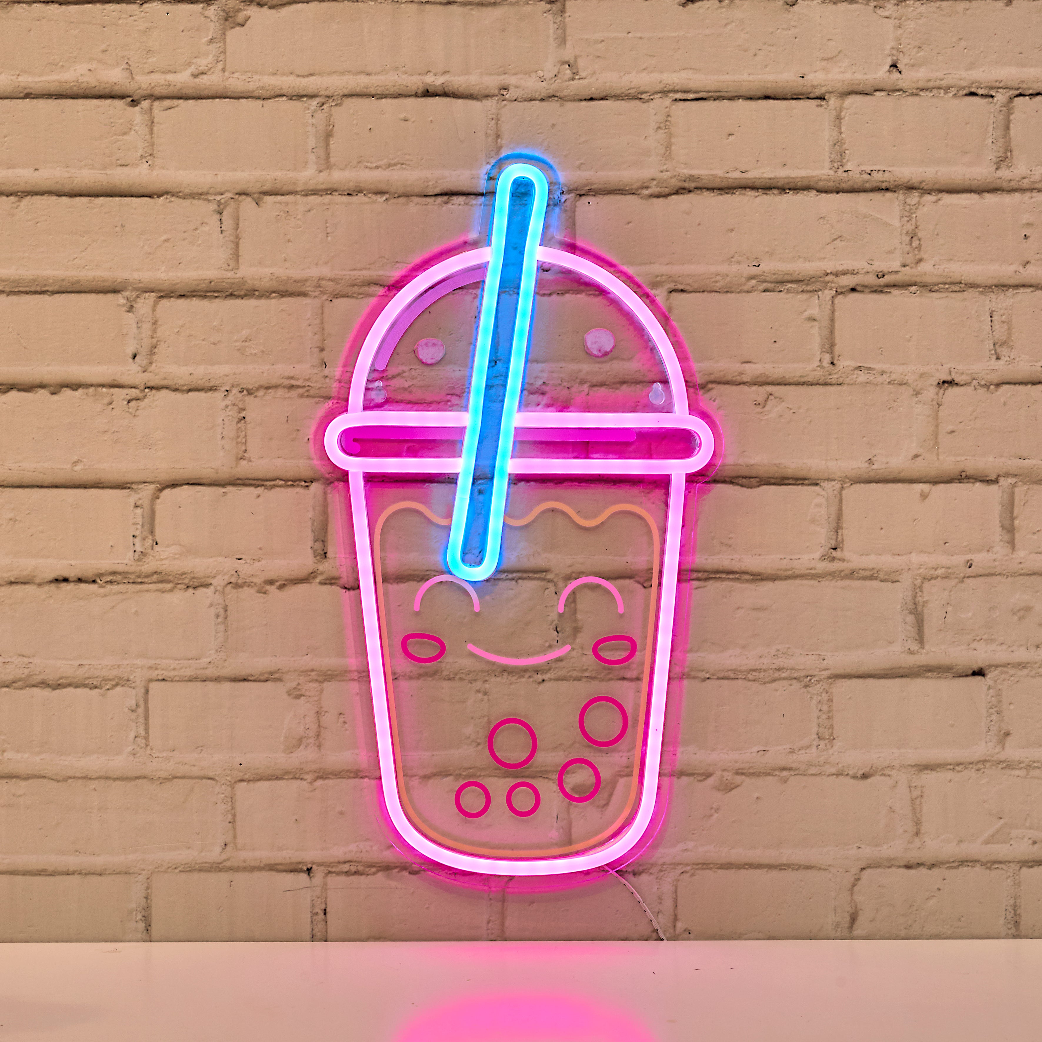 Lampe - THE CONCEPT FACTORY - Kawai Bubble Tea - Effet Néon ...