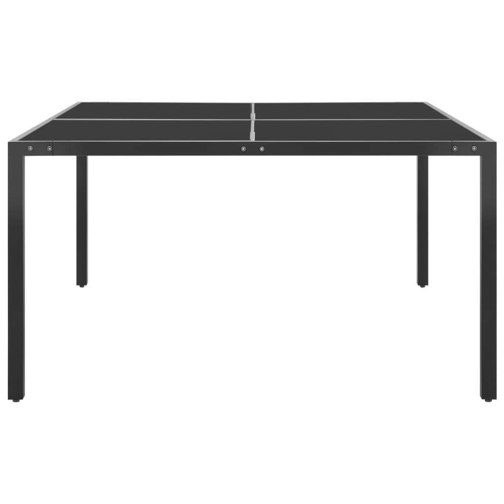 Table de jardin | Table de patio | Table d'extérieur Anthracite ...