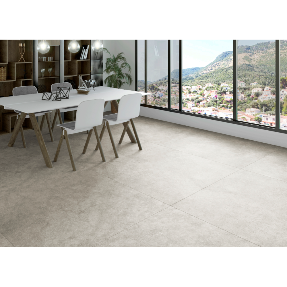 Carrelage intérieur et extérieur Stone beige 45x45 | Leroy Merlin