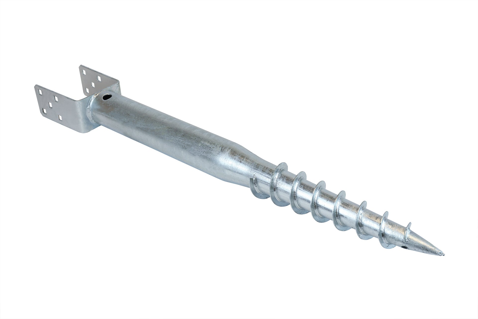 Wovar Support de poteau en U avec broche spirale pour poteaux 10x10 ...