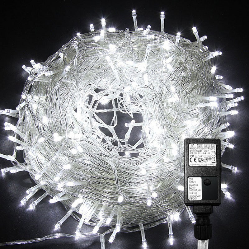 Guirnaldas LED Garland Guirnalda exterior impermeable 100 LEDs 10m ...
