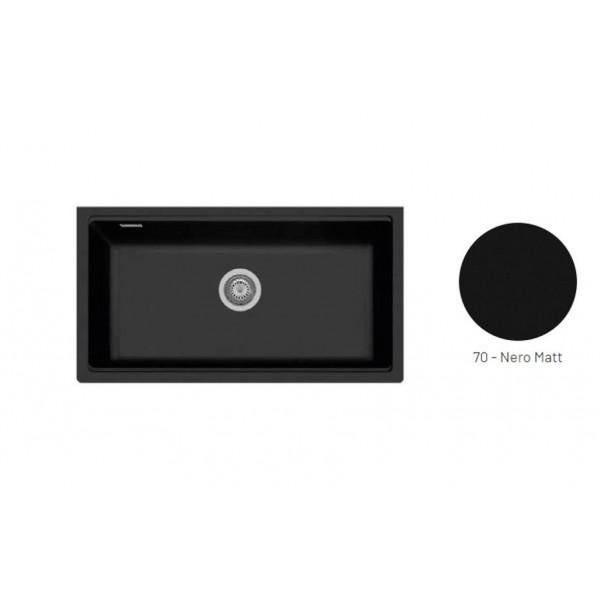 Plados LX8610ST - Lavello Cucina 1 Vasca Sottotop Larghezza 86 cm ...