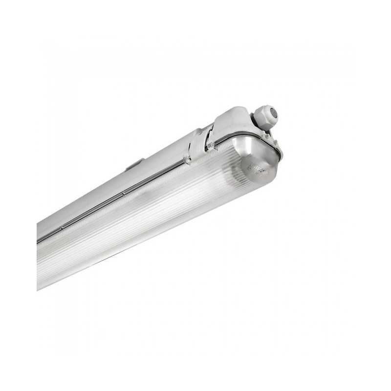 Plafonnier Hydro Gris T8 921 Fl 1X36 | Leroy Merlin