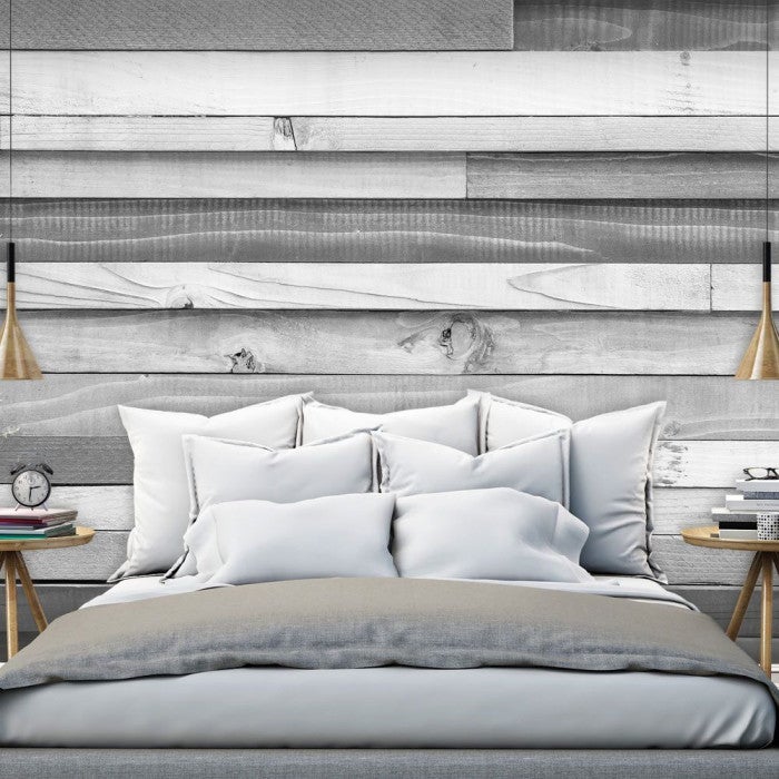 Papier Peint "Gray Mansion" 140 x 200 cm | Leroy Merlin