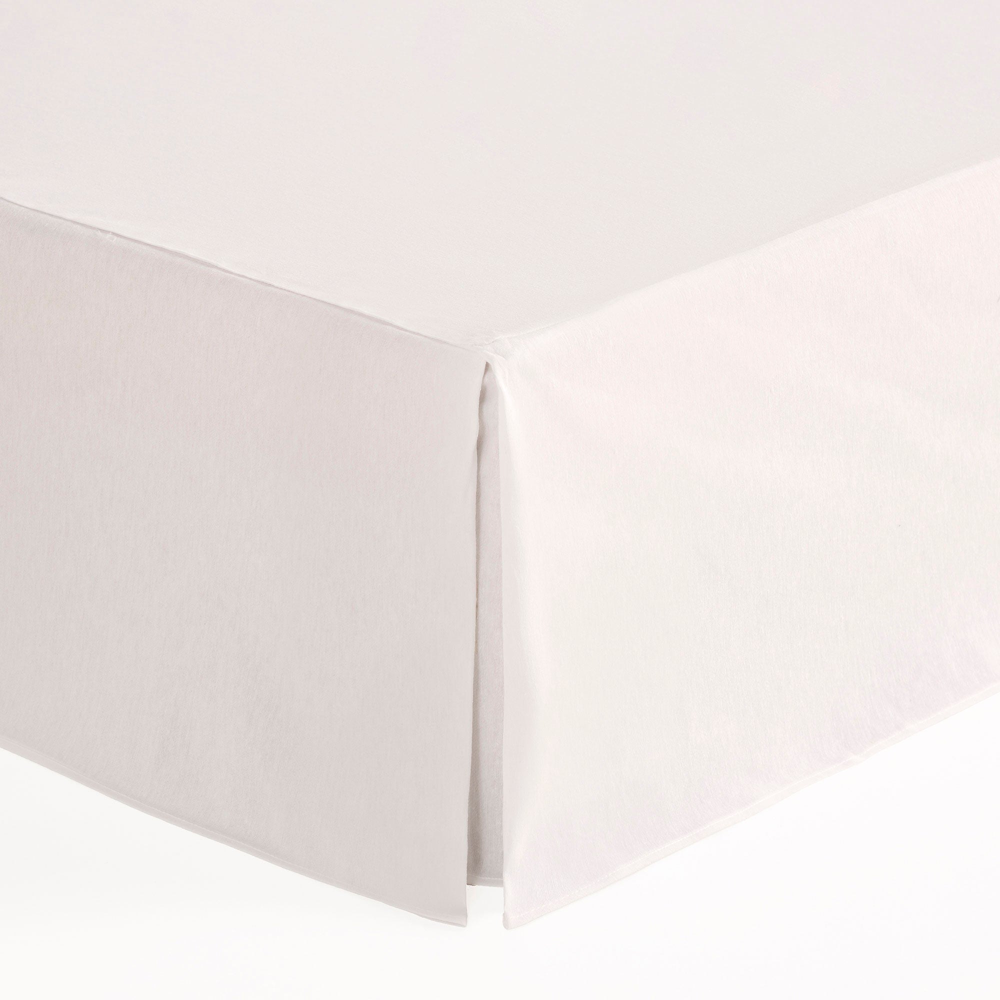Cubre Canapé Liso Alto 30cm Algodón Poliéster Ancho Cama 150cm Blanco ...