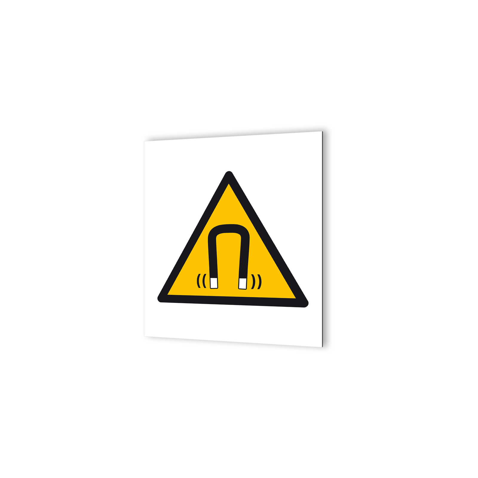 Pictogramme d'avertissement - Danger en Dibond 20 x 20 cm | Champ ...