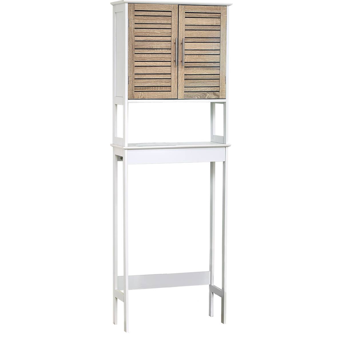 Meuble dessus wc mdf/2 portes/etagere mdf - stockholm - Tendance ...