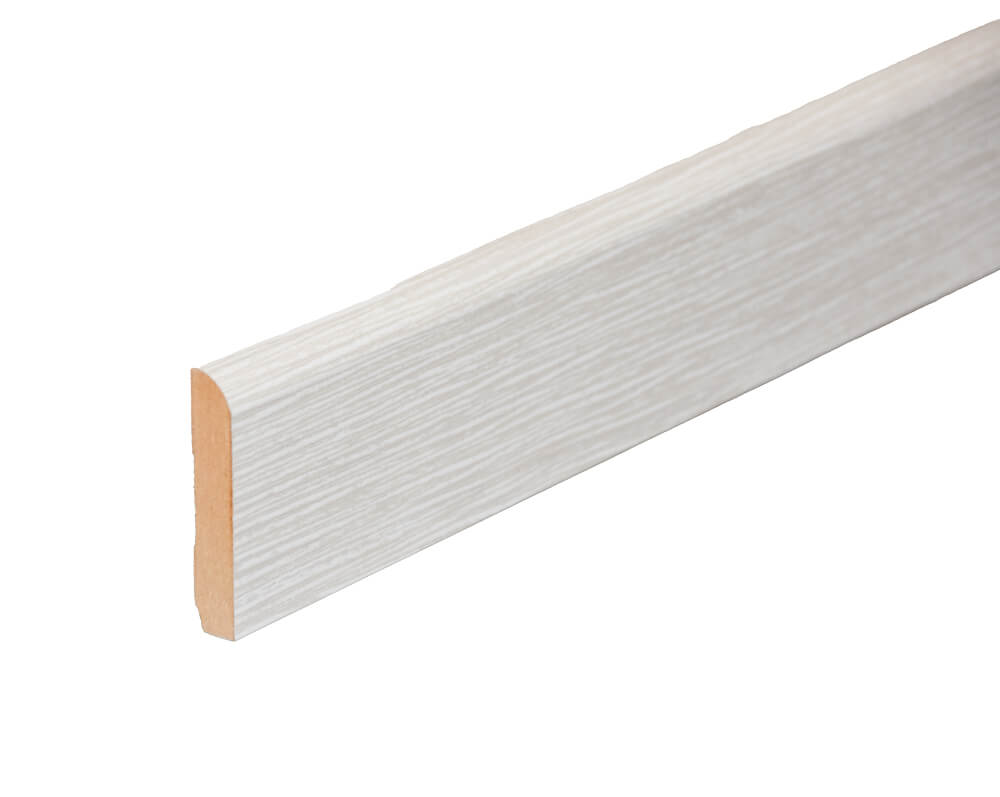 Plinthe MDF 2 m - Pin blanc - Lot de 5 - 70 x 10 mm | Leroy Merlin