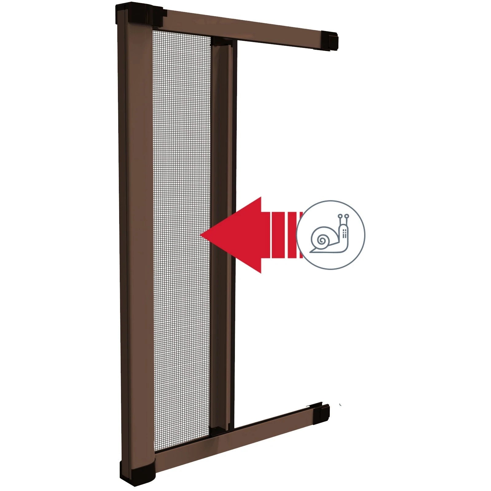 Zanzariera universale a rullo orizzontale 160x250 cm Stop Inset - White ...