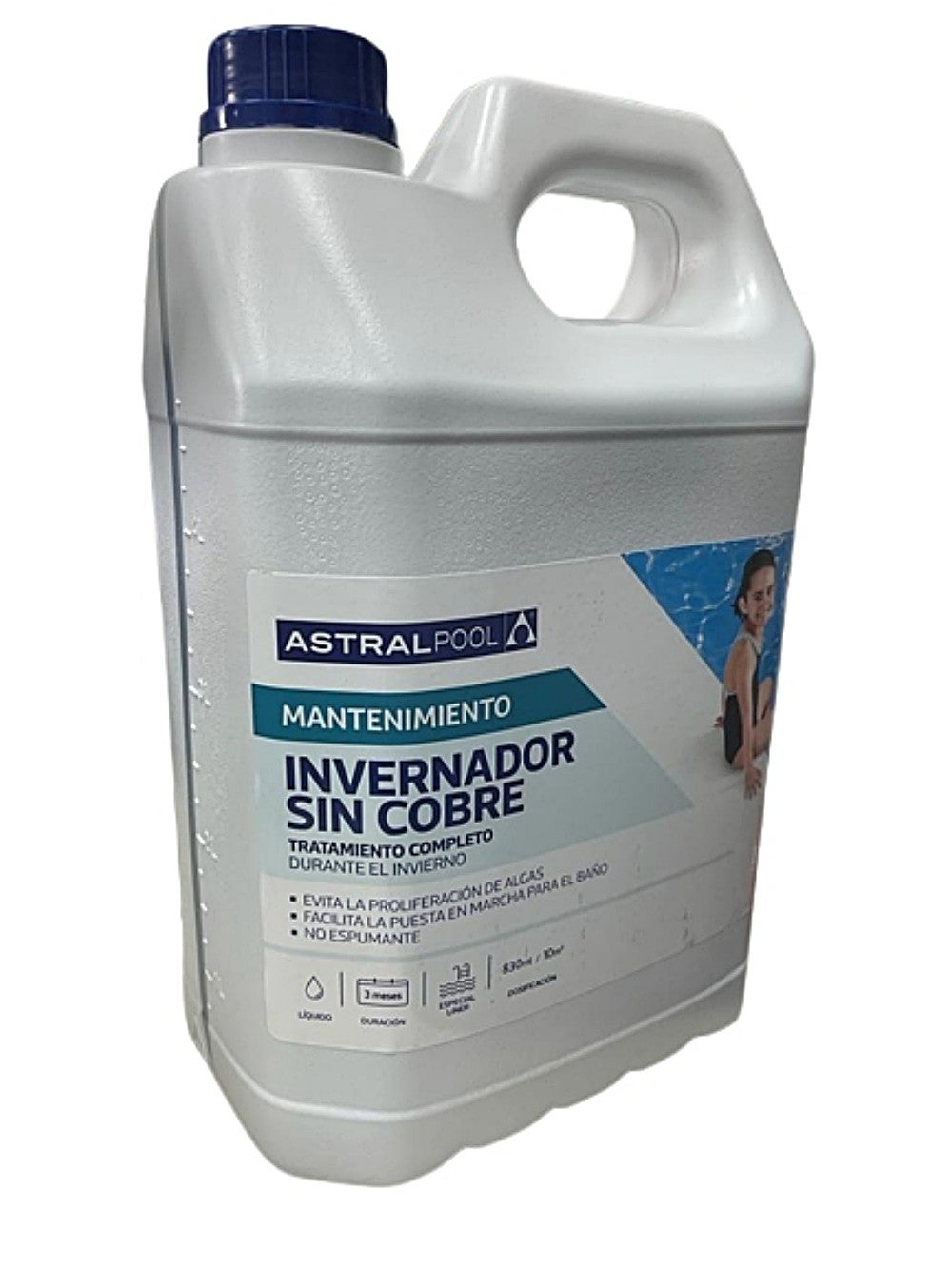 Astralpool- Invernador líquido especial liner y poliéster- 5 litros ...