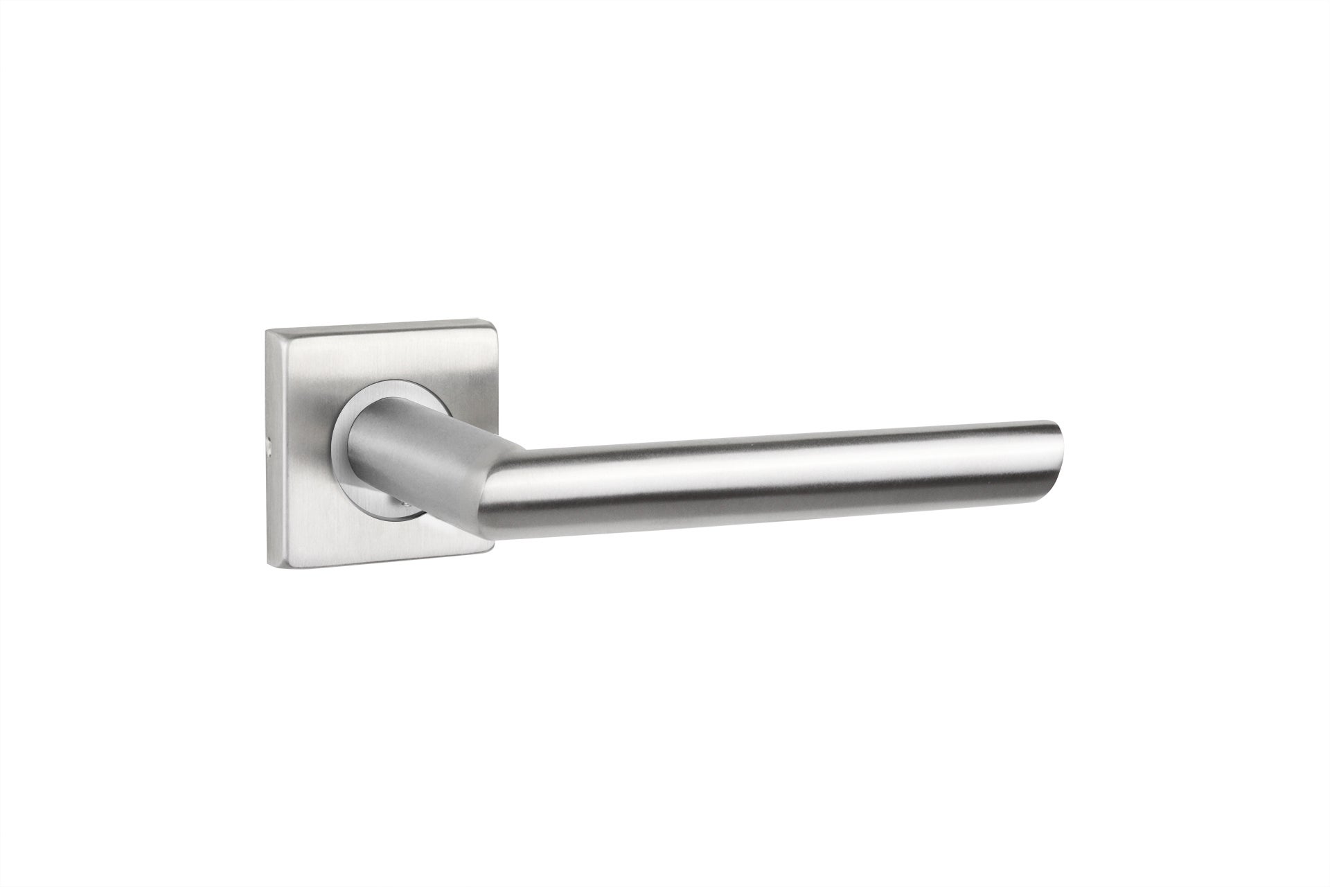 Wovar Lavuzo poignée de porte Ragusa en acier inoxydable avec rosace ...