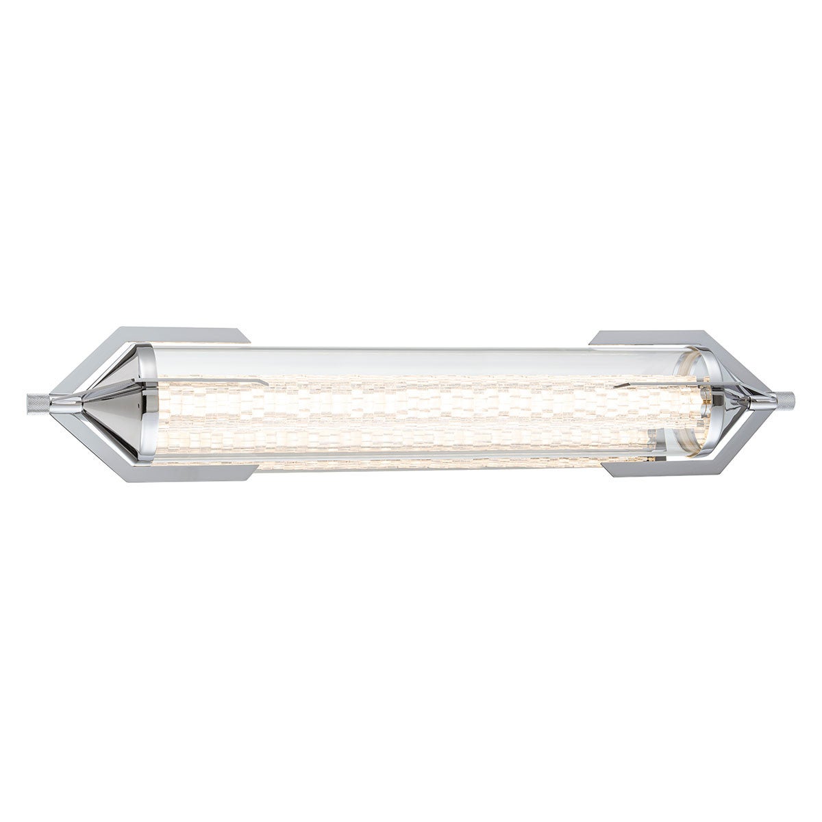Applique bain rétro chrome tube 70 cm LED 23W Espada | Leroy Merlin