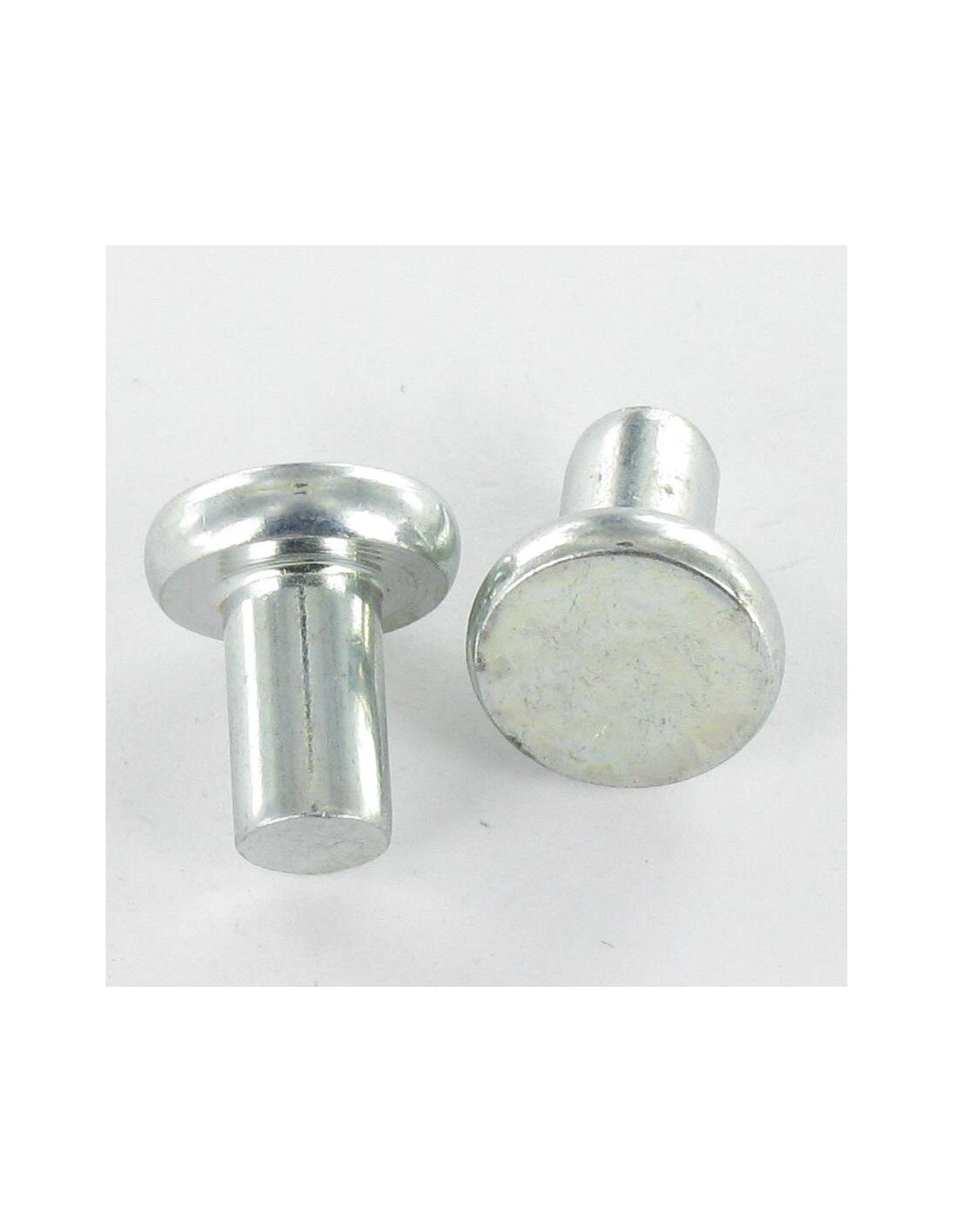 Rivet à frapper Tête plate 6.5X10 Acier zingué EP2 Diamètre de tête: 12 ...