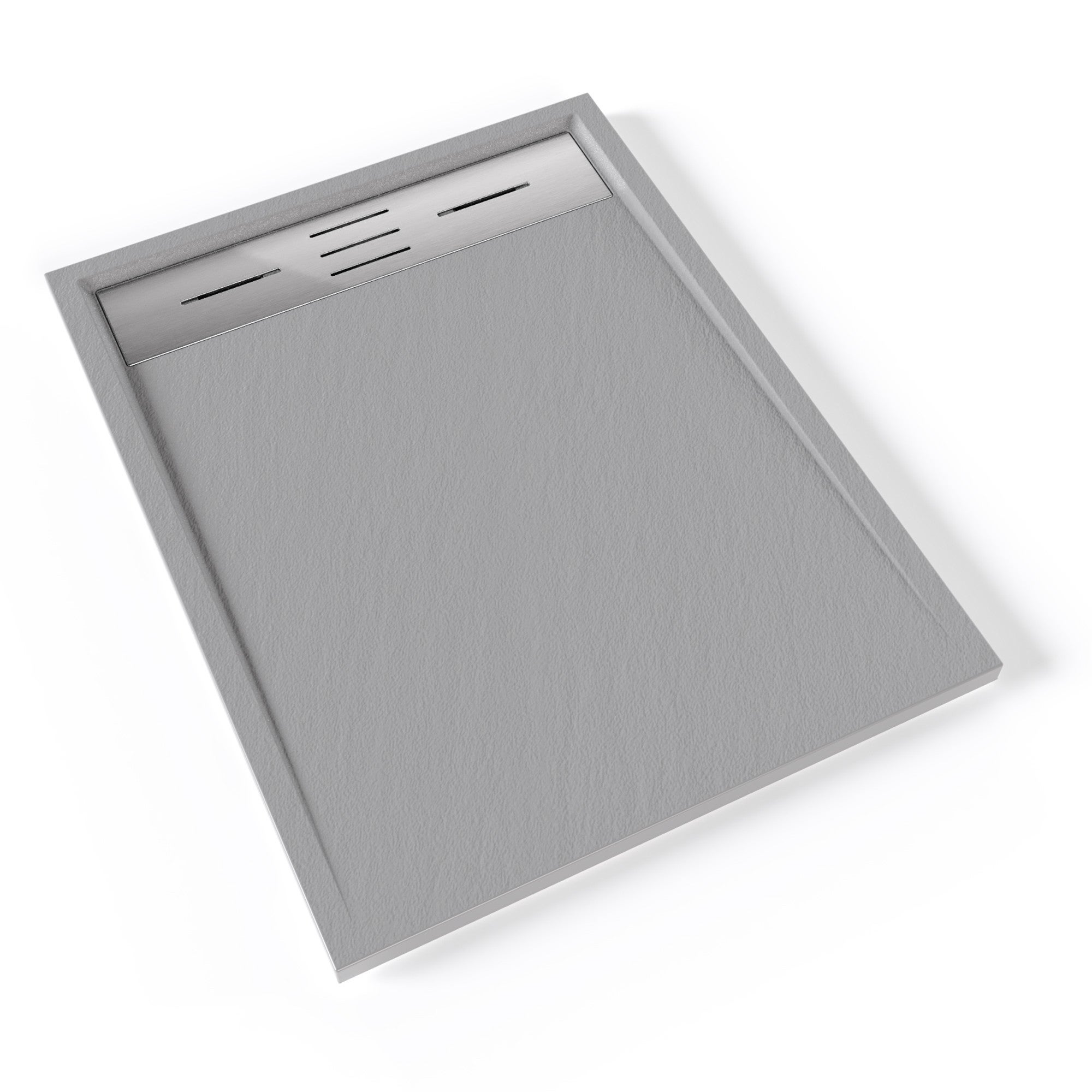HIEMAL INOX Receveur de douche 70 x 90 cm résine Gris aspect ardoise ...