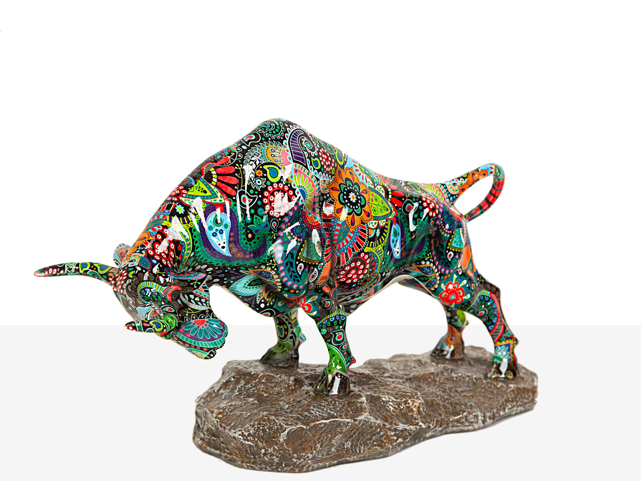 Figura Toro Colores En Sop. Resina | Leroy Merlin