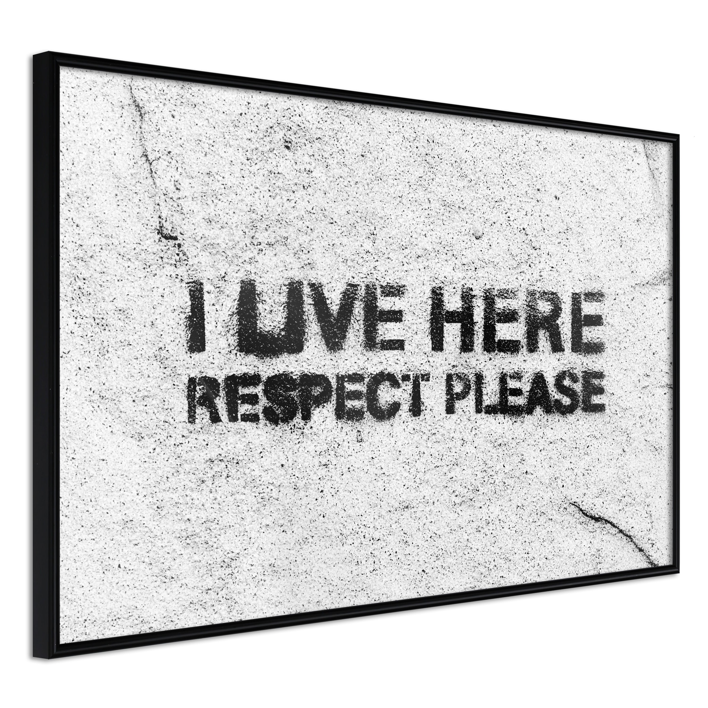 Poster et affiche - Respect - 90x60 | Leroy Merlin