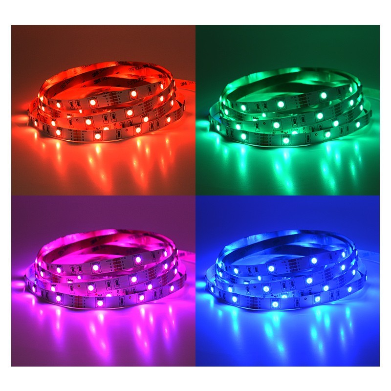 Banda LED 5 m 30 LED/m 36W IP20 RGB | Leroy Merlin