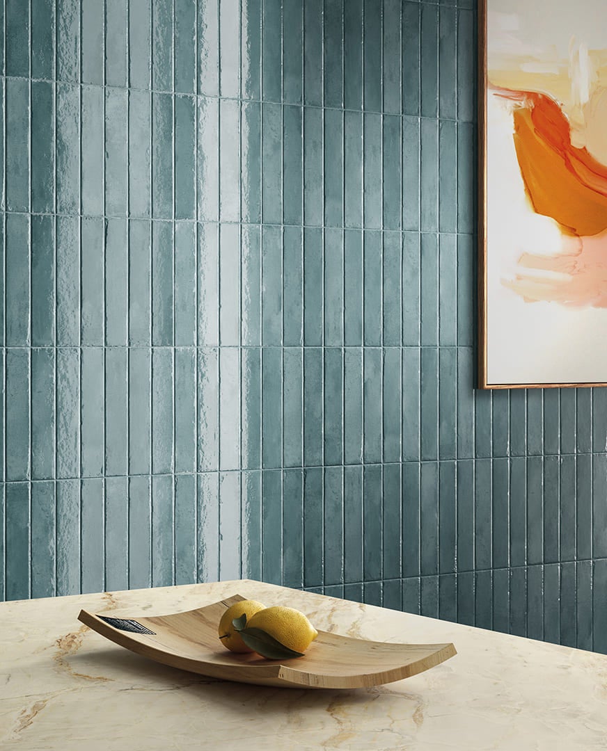 Faïence - PROGETTO 1962 - Topazio Brick - 7,5x40 | Leroy Merlin