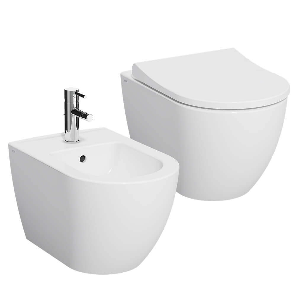 Sanitari Vitra Mia Round sospesi rimless | Leroy Merlin