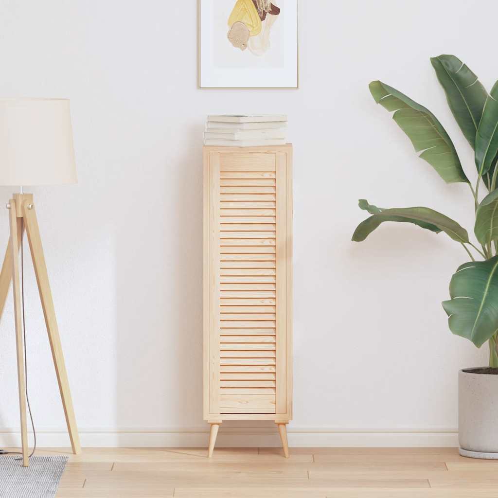 Porte d'armoire à persiennes 99x29,5 cm bois de pin massif | Leroy Merlin