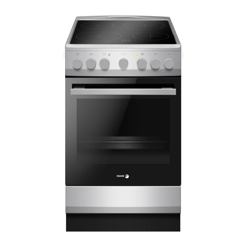 Cuisiniere vitrocéramique - FAGOR-FACV203S - 4 foyers - 62 L - 50 x 60 ...