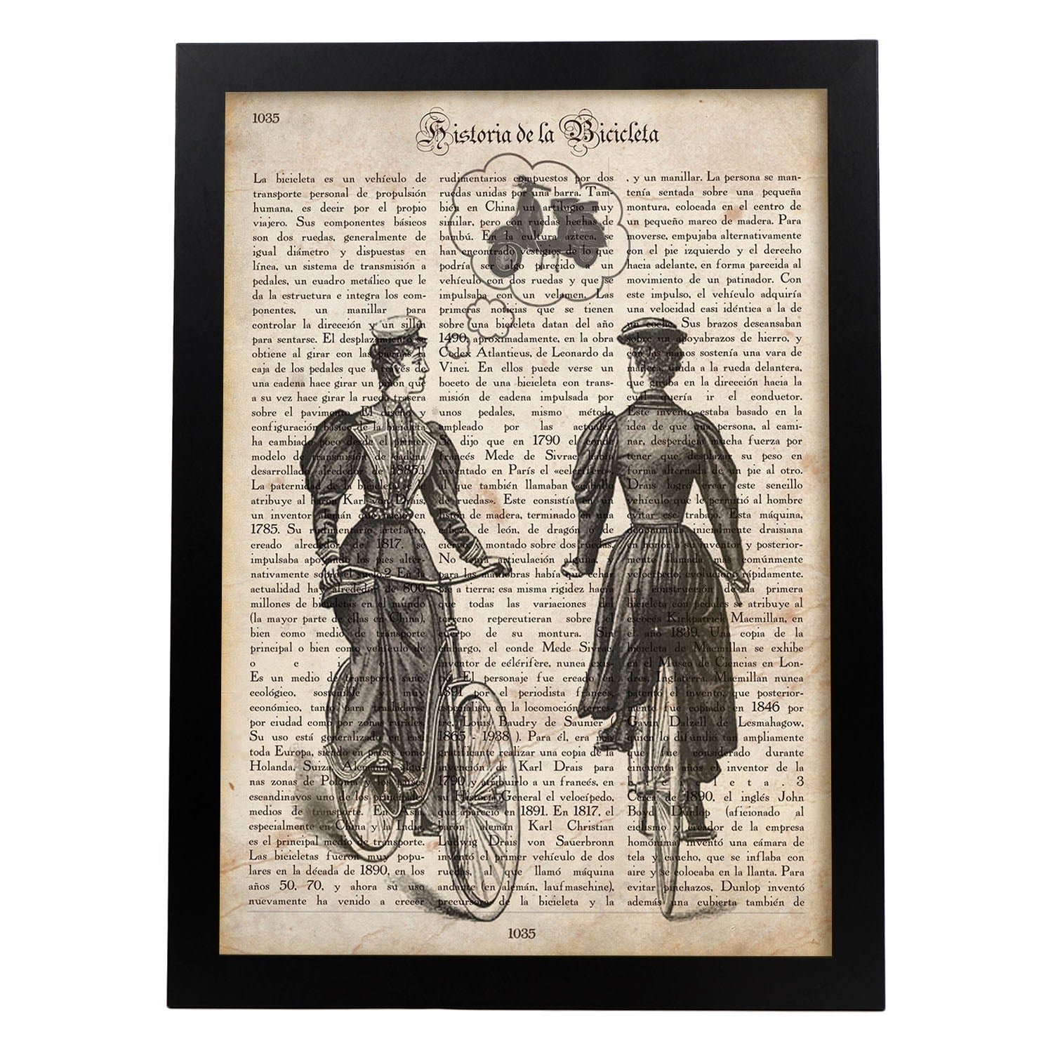 Deux Femmes Et Une Affiche De Vélo. Définitions De Feuilles De Vélo ...