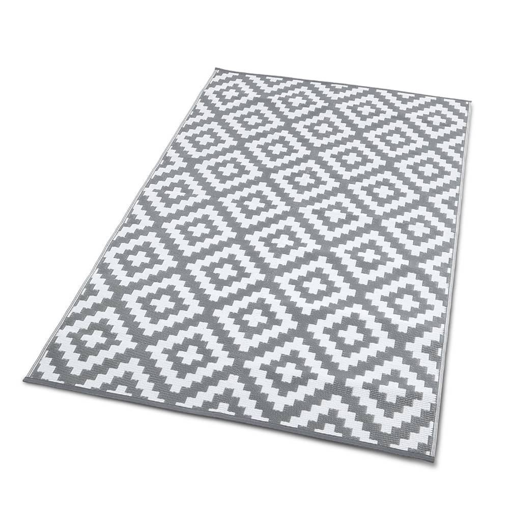 Tapete exterior rectangular reversible 160 x 240 Gris | Leroy Merlin