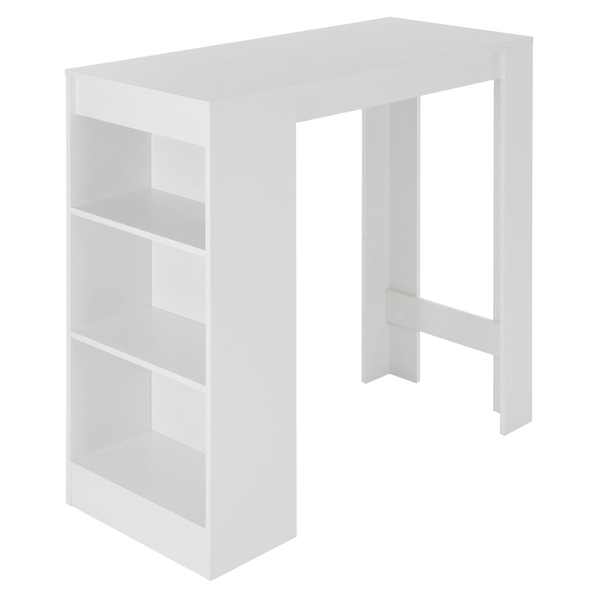 Table bar table mange-debout table lounge comptoir blanc 110x50x103cm ...