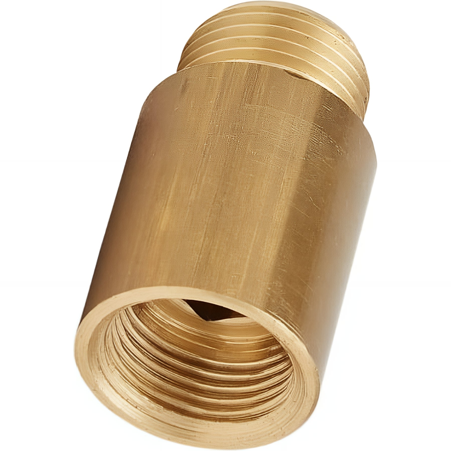 Raccord rallonge laiton lisse mâle femelle diamètre standard plomberie 3/4" (20x27) longueur 75 ...