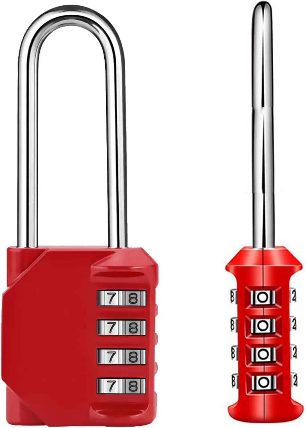 Candado de combinación impermeable de 4 dígitos, para exteriores, ideal para escuelas, gimnasios ...