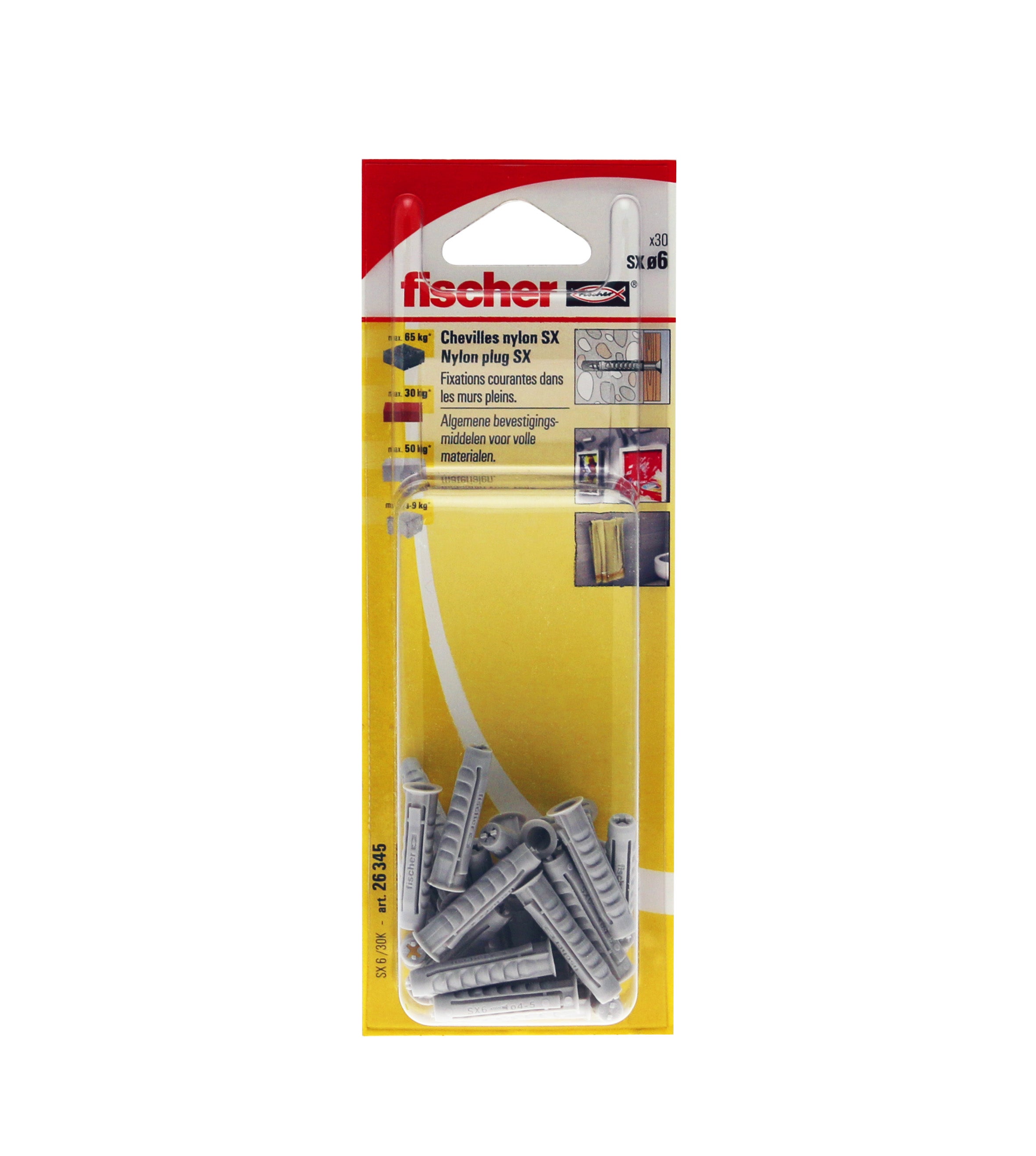 Blister taco fischer sx 6x30 k nv 30uds 90888 | Leroy Merlin