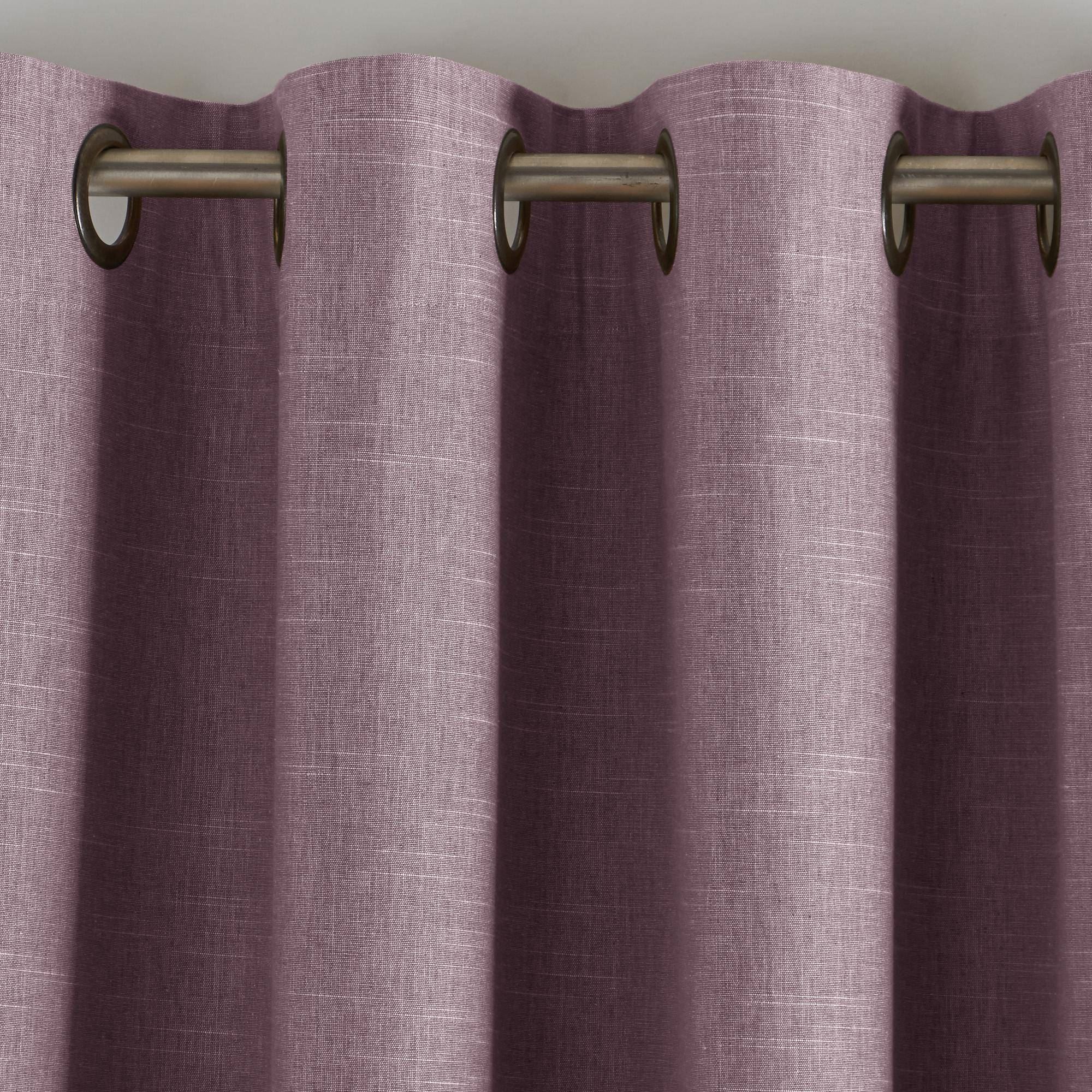 Rideau occultant ALPS 135x180 violet lilas en acrylique | Leroy Merlin