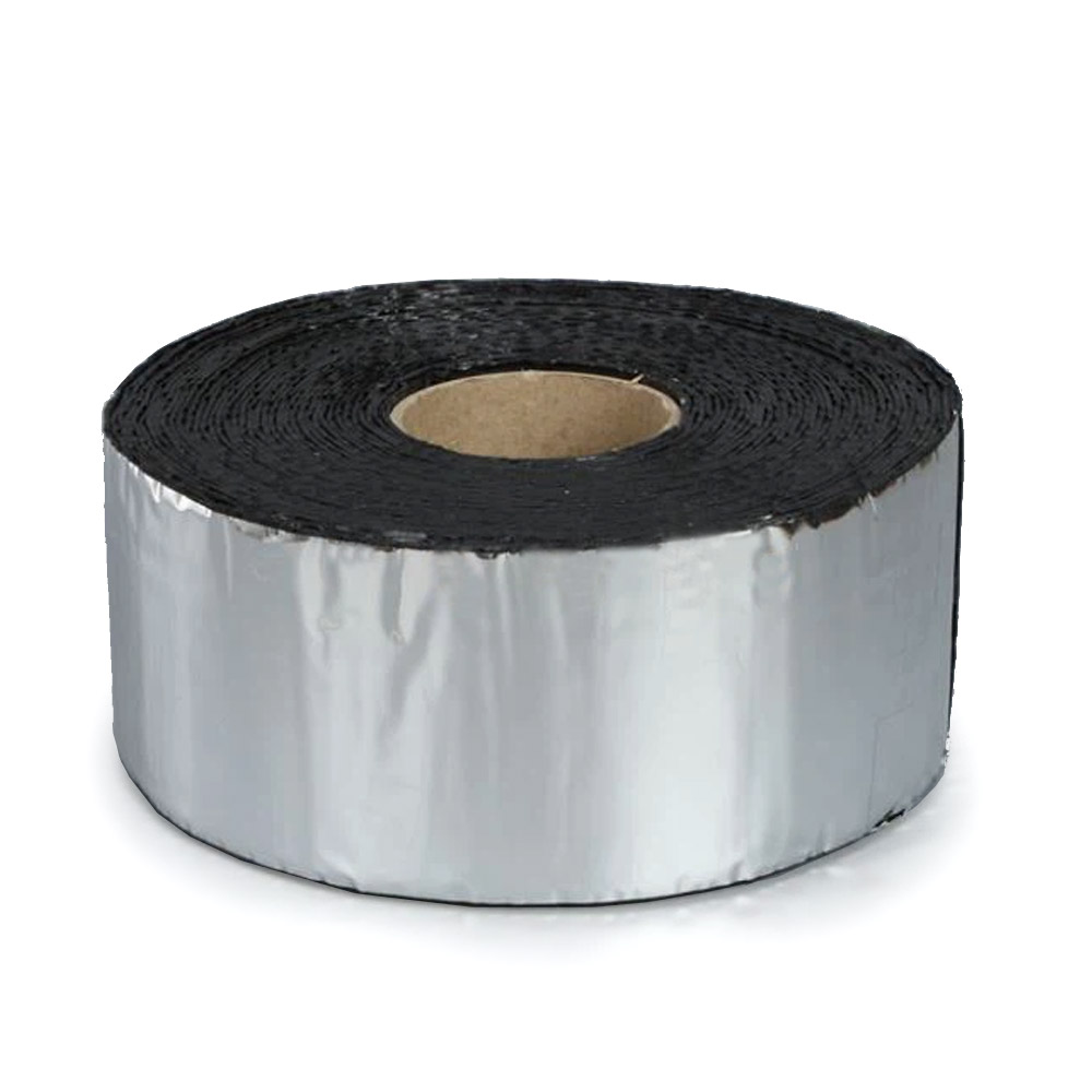 Banda autoadhesiva de betún (10cm x 10m) - Cinta de aluminio impermeabilizante y reparatodo ...