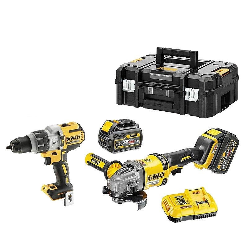 DeWALT Kit 18V/54V DCK2055T2T (DCG414 + DCD996 + 2 x 6,0Ah + DCB118 + 2 ...