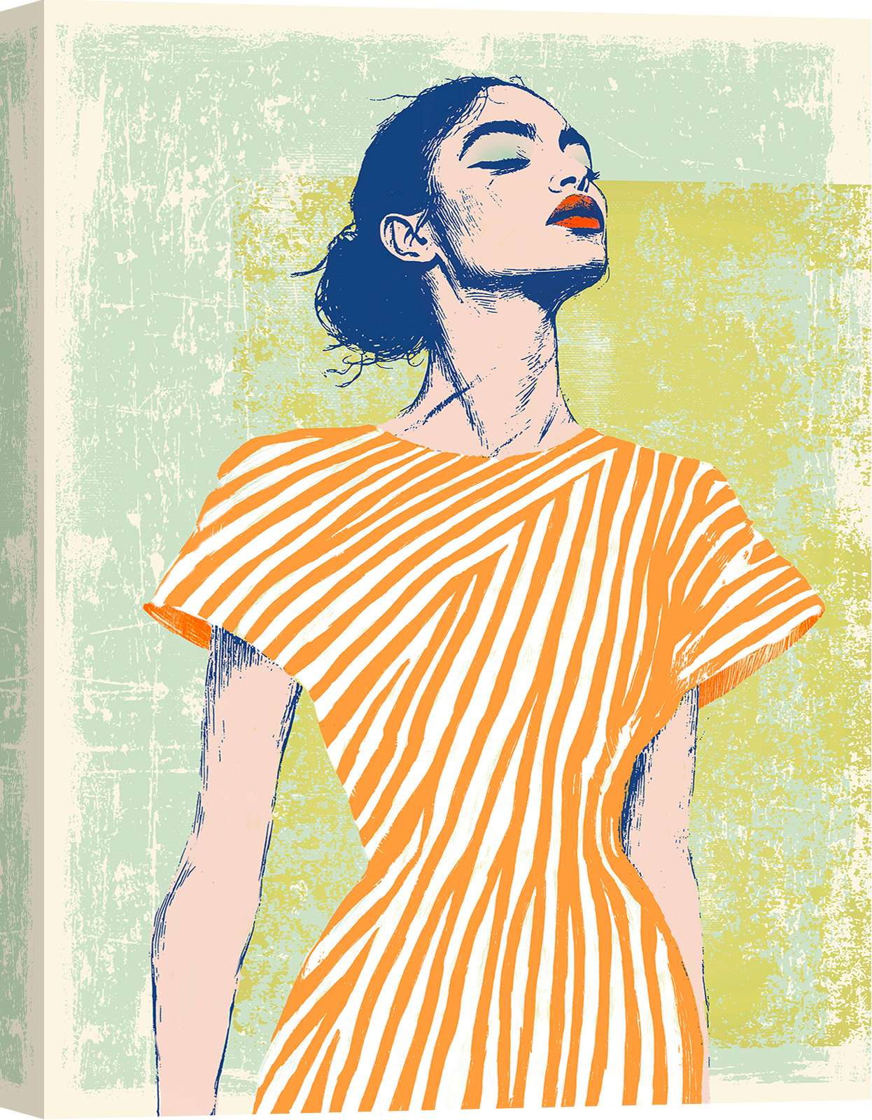 Illustration moderne - Impression sur toile - Hernan Navarro - Dreamer - 100 x 70 cm | Leroy Merlin